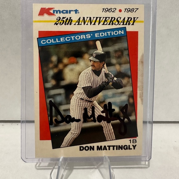 Other | Don Mattingly Signed 1987 Kmart 25th Anniversary Collectors ...